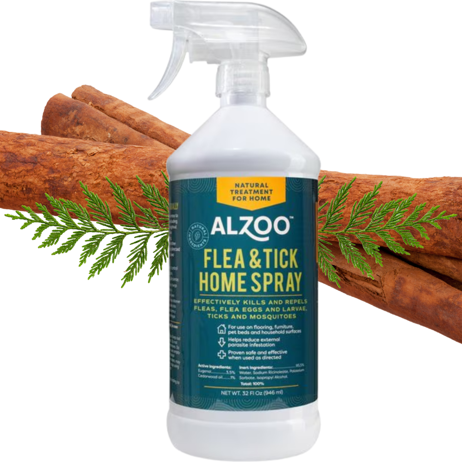 Natural Flea and Tick Home Spray ⋆ ALZOO™